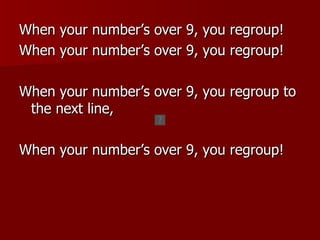 Regrouping song | PPT
