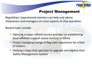Regs4ships Presentation | PPT