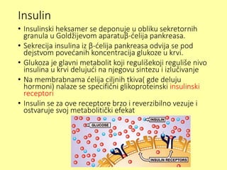 Regulacija homeostaze glukoze | PPTX