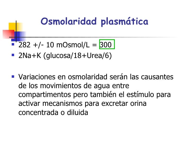 RegulacióN Osmolaridad Por El RiñOn
