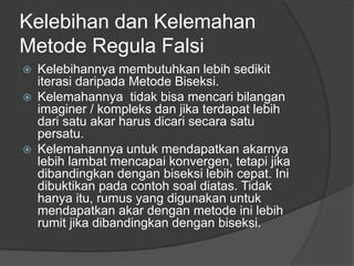Regula falsi | PPTX