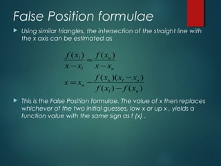 Regulafalsi_bydinesh | PPT