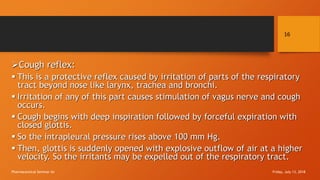 Regulaion of Respiration (presentation) | PPTX