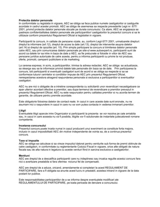 Regulament concurs aprilie 2012 | DOC