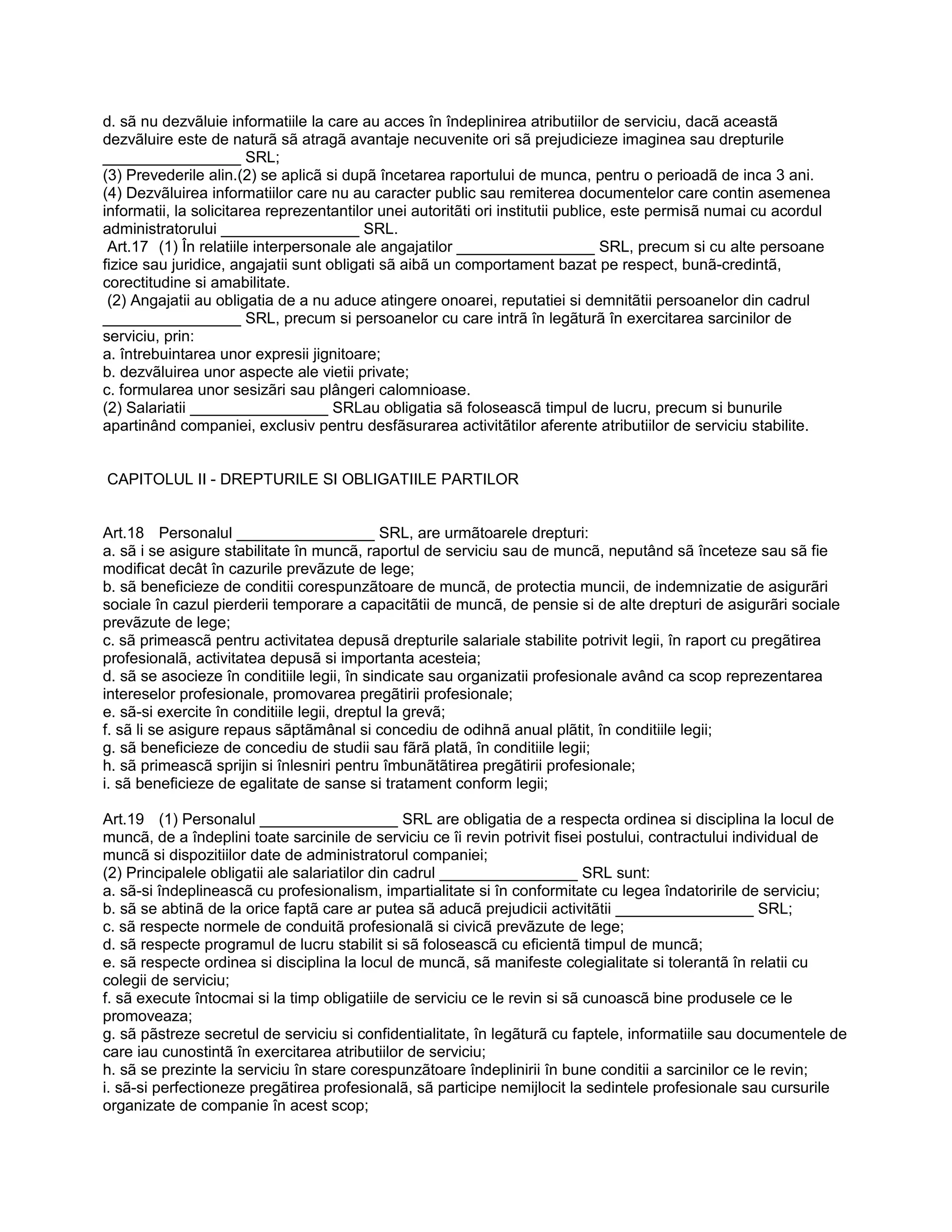 Regulament de ordine_interioara_1 | DOC