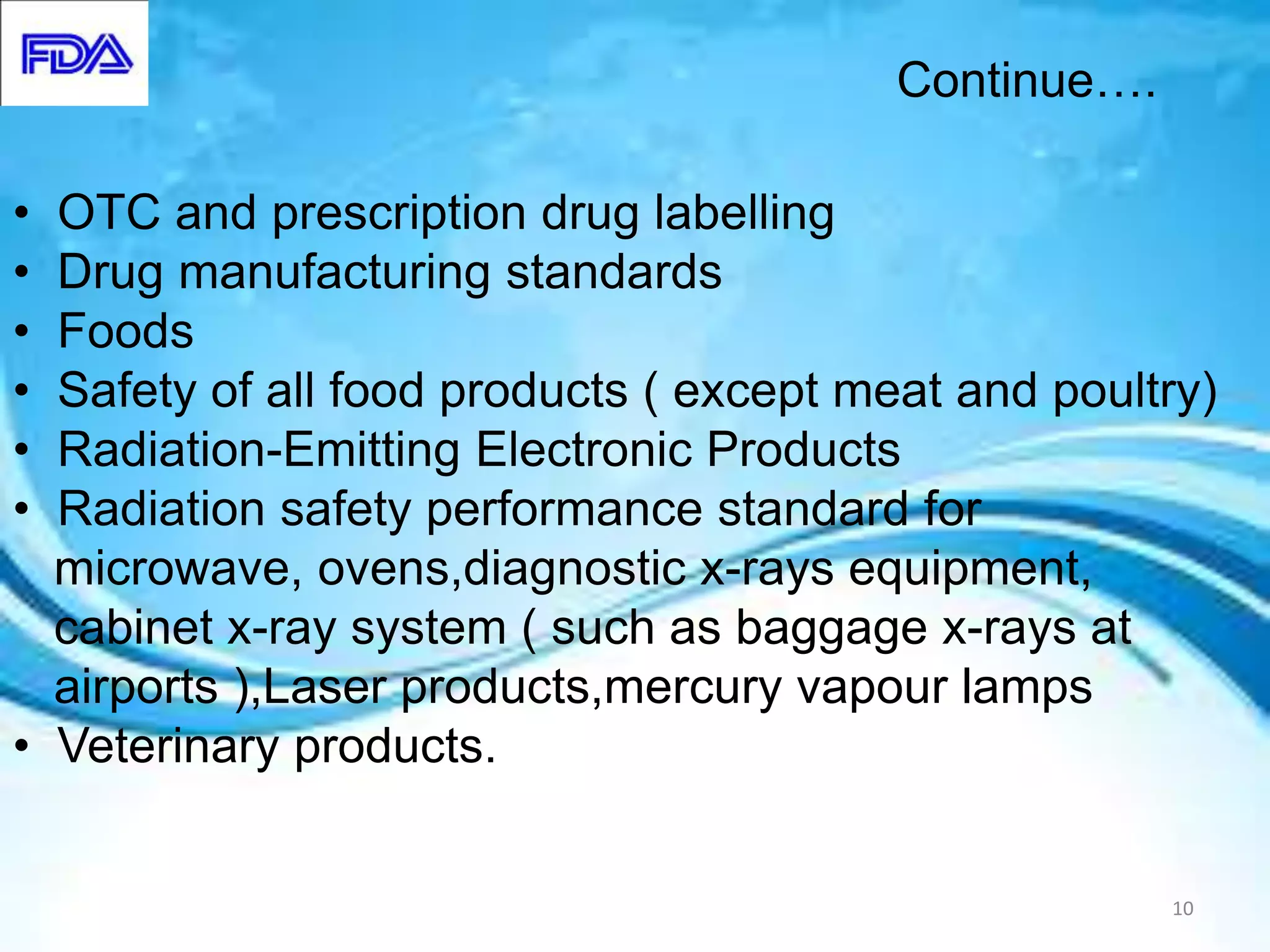 Regulatory authorities (US-FDA, WHO and ICH) | PPTX
