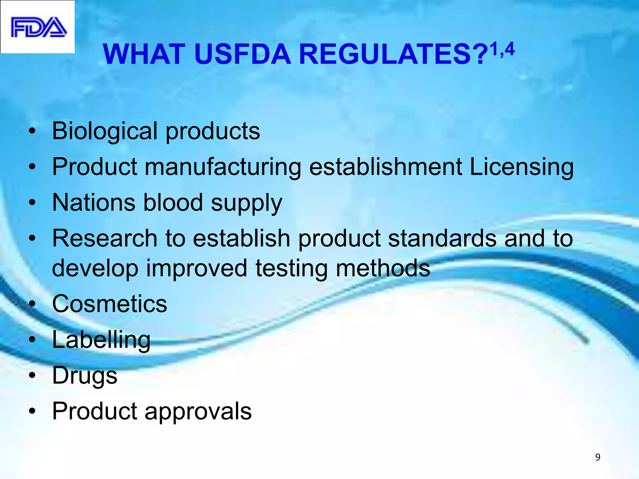 Regulatory authorities (US-FDA, WHO and ICH) | PPTX