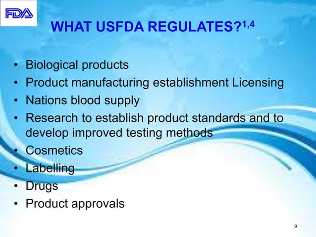 Regulatory authorities (US-FDA, WHO and ICH) | PPTX | Pharmaceutical ...