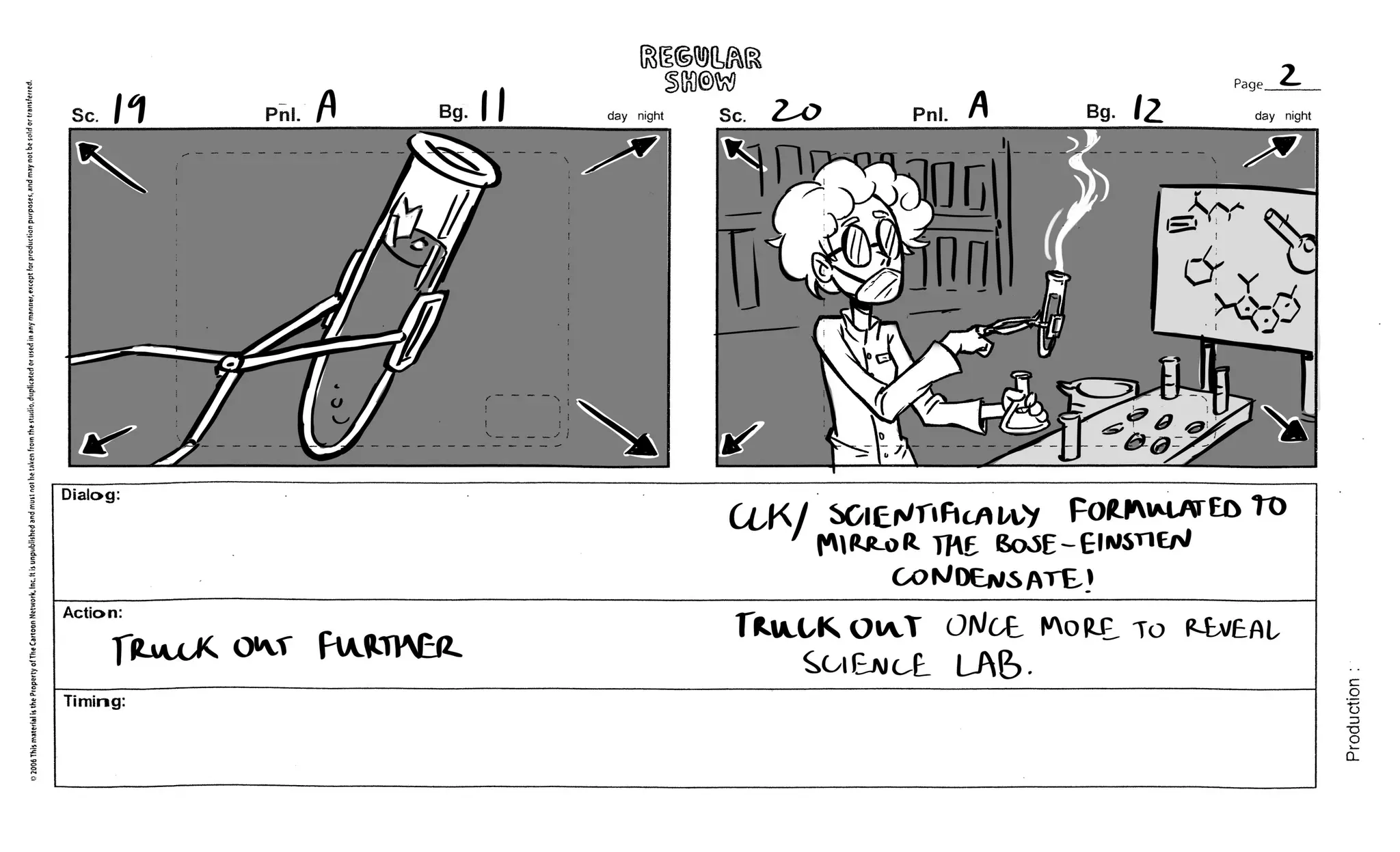 Regular Show Storyboard Test | PDF