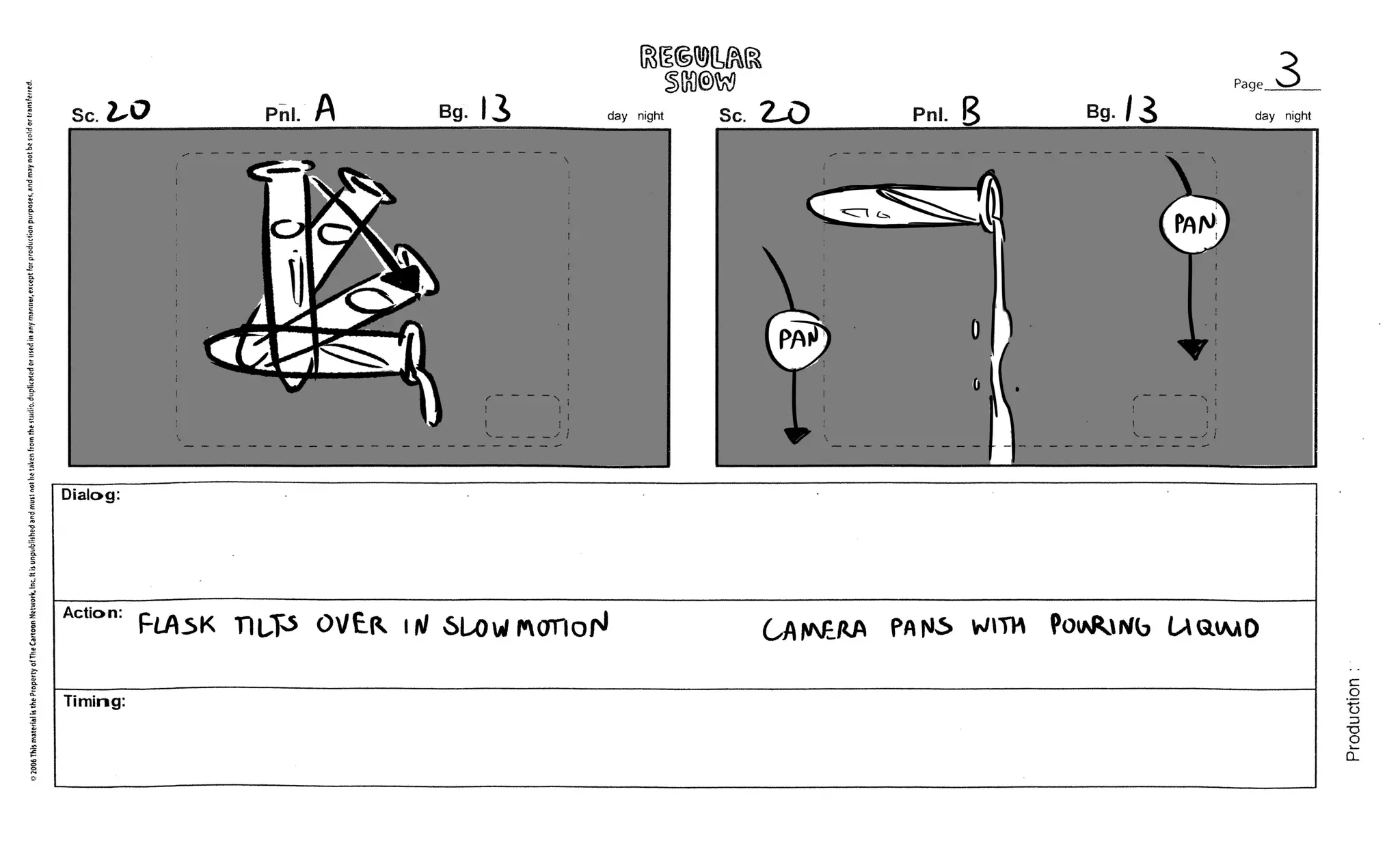 Regular Show Storyboard Test | PDF