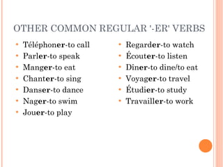 Regular er-verbs[2] | PPT