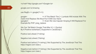 Learning Regular Expression Basics v1 | PPT
