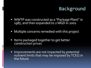 Lick Creek Wastewater Treatment Plant | PPTX