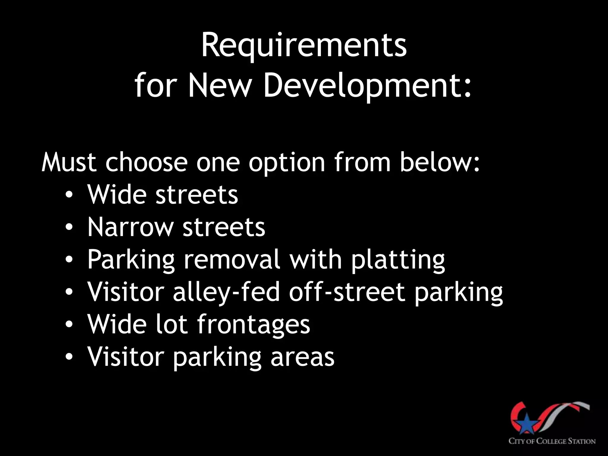 Single-Family Parking Requirements | PPTX