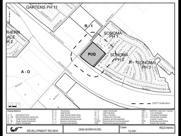 Rezoning of 2849 Barron Road | PPT