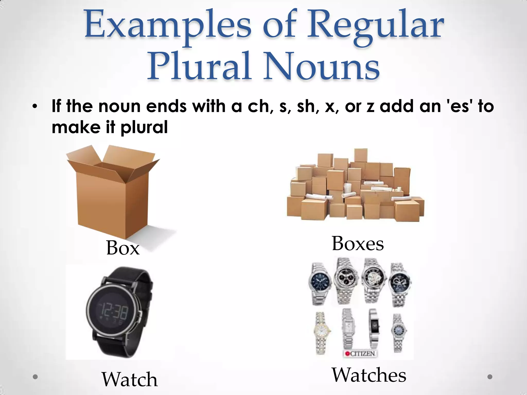 Regular and Irregular plural nouns! | PPTX