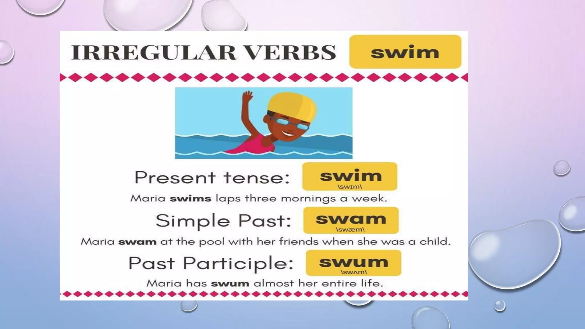 Regular and irregular verbs | PPTX