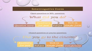 Regular and irregular verbs | PPTX