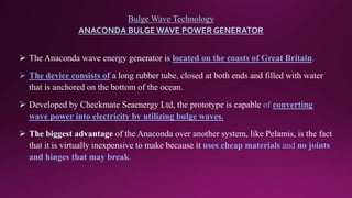 Regular and irregular waves and bulge wave technology | PPTX
