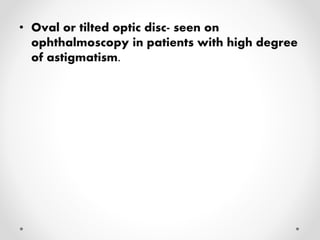 Regular astigmatism by Dr.vinay gadiputi | PPTX