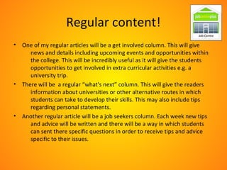 Regular content and feature articles! | ODP