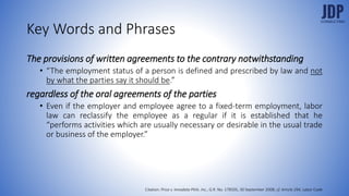 Regular Employees | PPTX