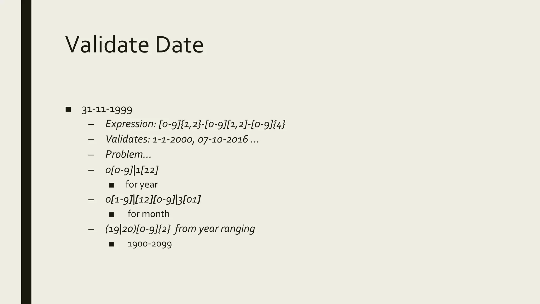 Regular Expression | PPT