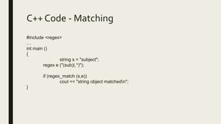 Regular Expression | PPT
