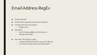 Regular Expression | PPT