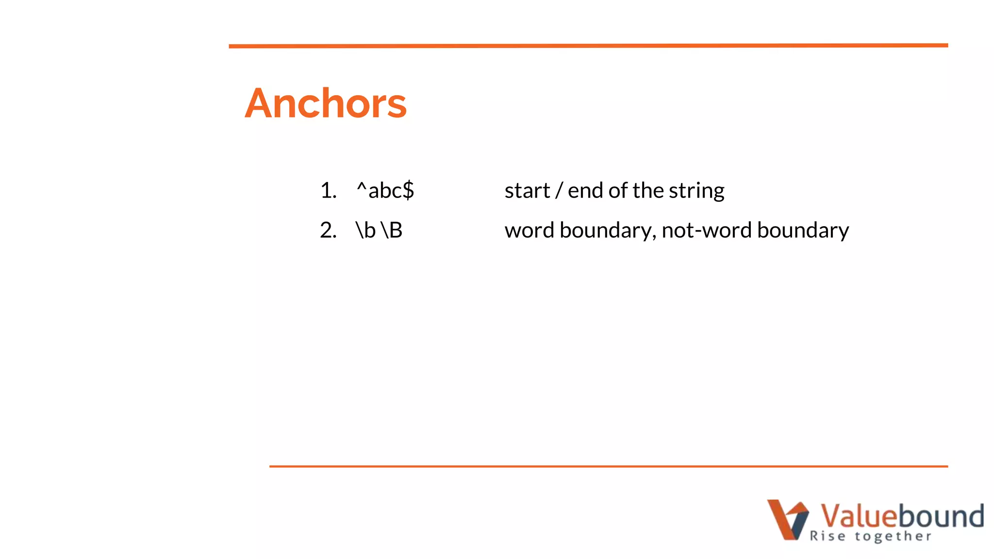 Regular Expression | PPTX