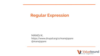 Regular Expression | PPTX