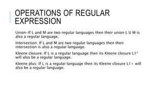 Regular expression | PPT
