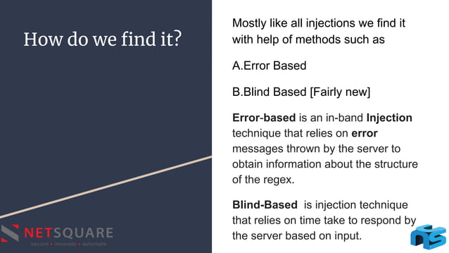 Regular Expression Injection | PPT Regular Expression Injection | PPT