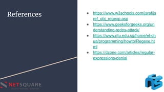 Regular Expression Injection | PPT