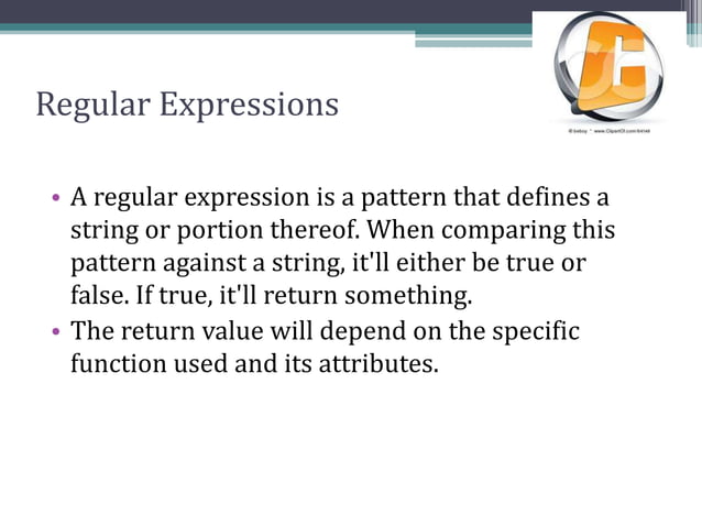 Regular expression (compiler) | PPT