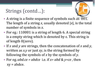 Regular expression (compiler) | PPT