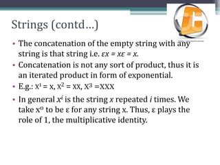 Regular expression (compiler) | PPT
