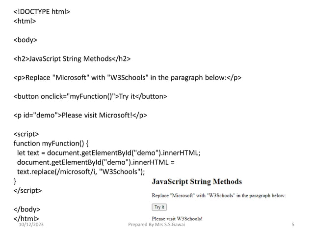 Regular Expression Examples of css | PPT