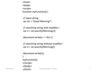 Regular Expression Examples of css | PPT