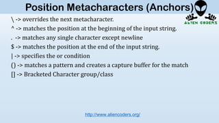 Regular expression for everyone | PPT