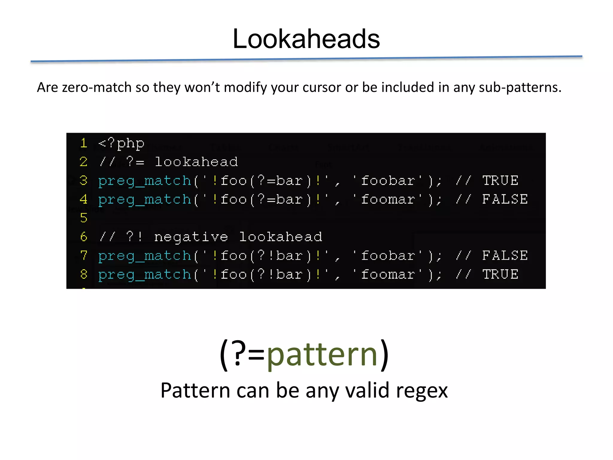 Regular Expressions in PHP | PPTX