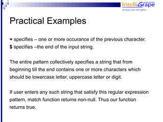 Regular expressions | PPT | Internet for Beginners | Internet
