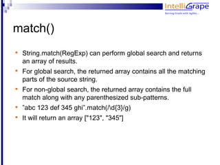 Regular expressions | PPT | Internet for Beginners | Internet