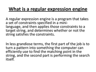 Regular expressions | PPT