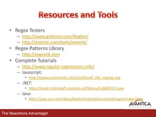 Regular expressions | PPTX