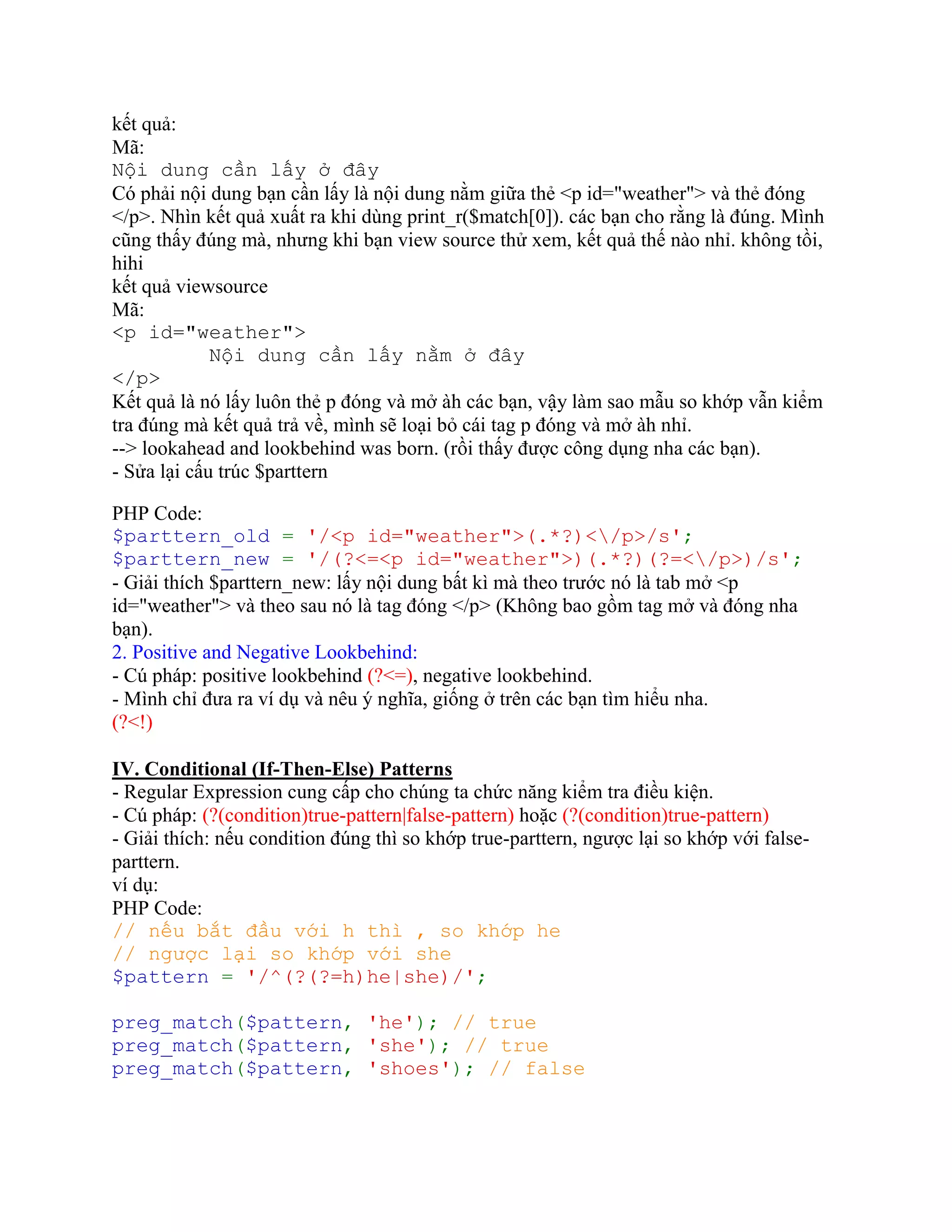 PHP Regular expressions | PDF