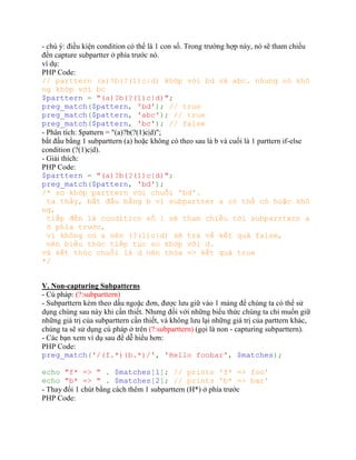 PHP Regular expressions | PDF