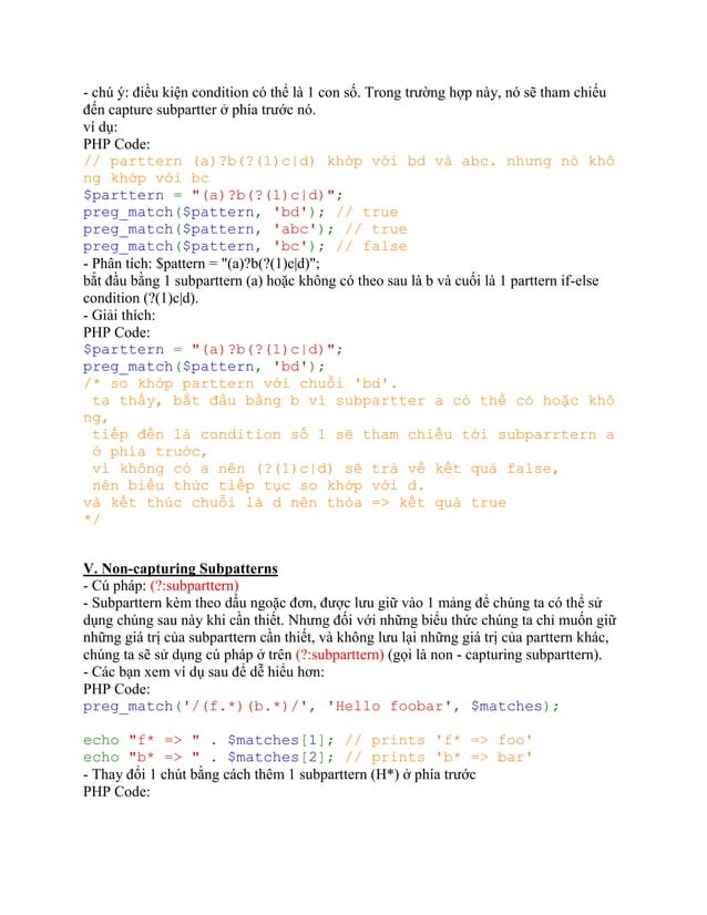 PHP Regular expressions | PDF