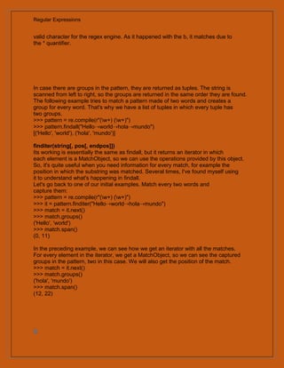 Regular expressions | PDF