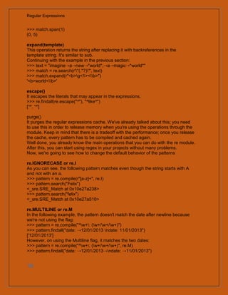Regular expressions | PDF